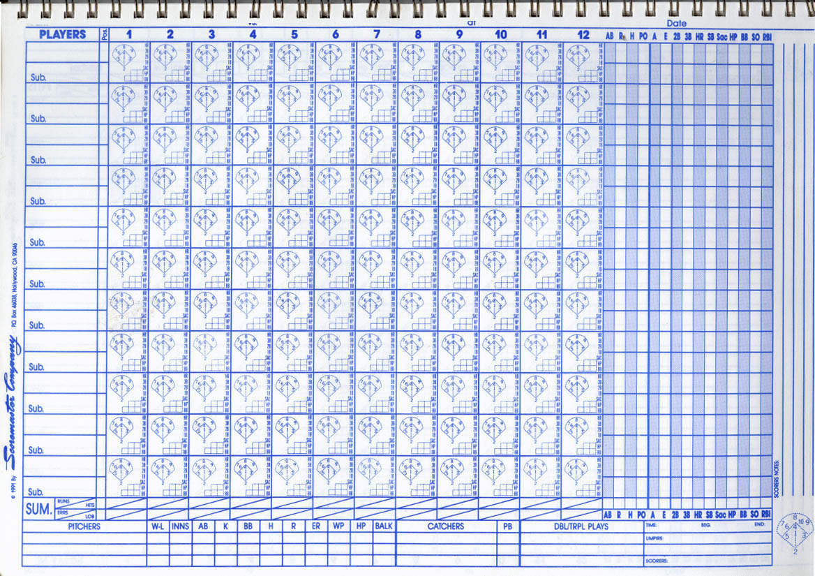 Baseball Scorekeeping Is Getting Shifty Designated Writers